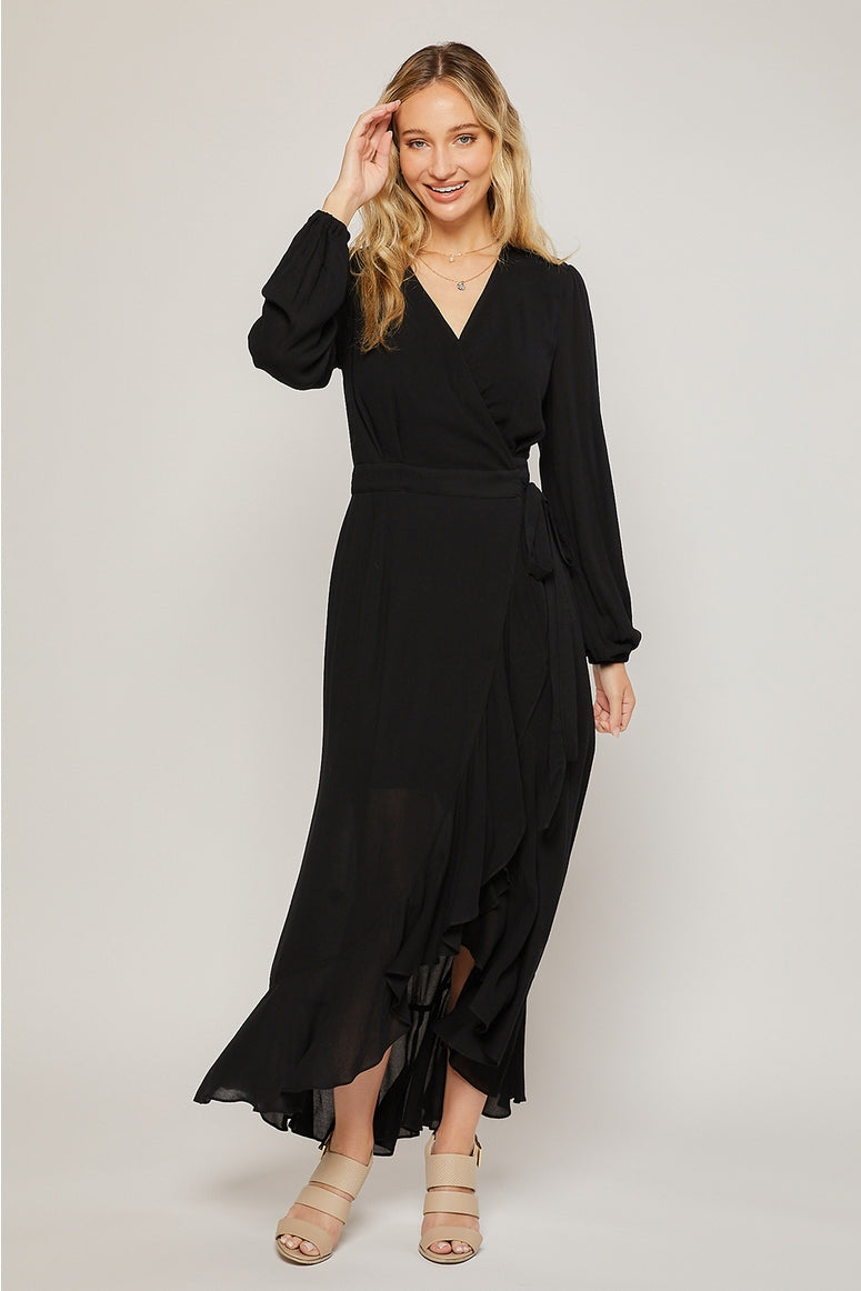 Go With It Wrap Dress | Opal + Onyx Clothing